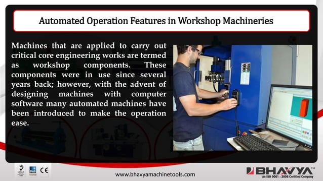 CNC workshop Machineries | PPT