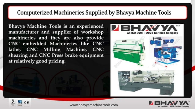 CNC workshop Machineries | PPT
