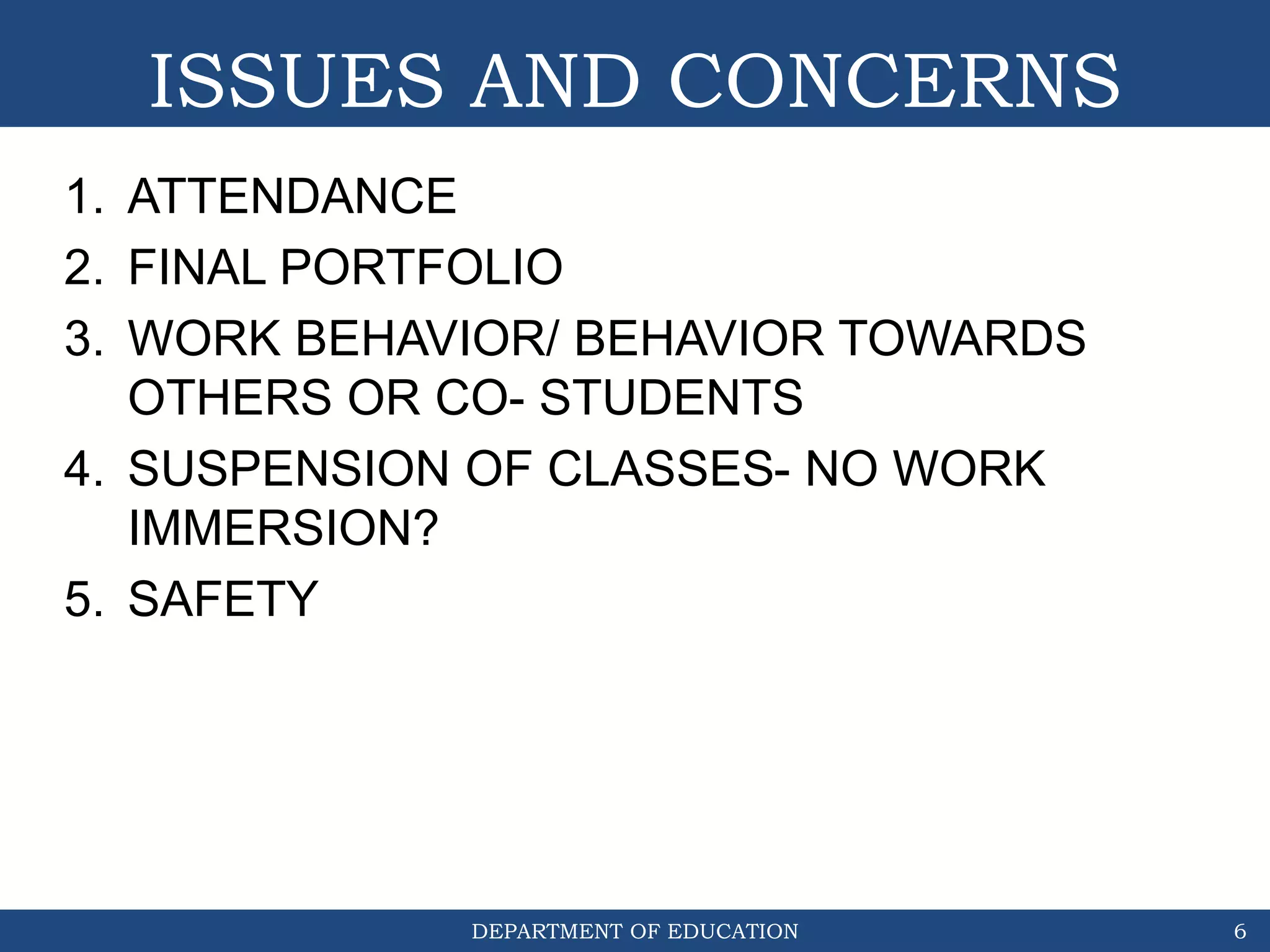 REQUIREMENTS FOR work immersion ppt.ppt