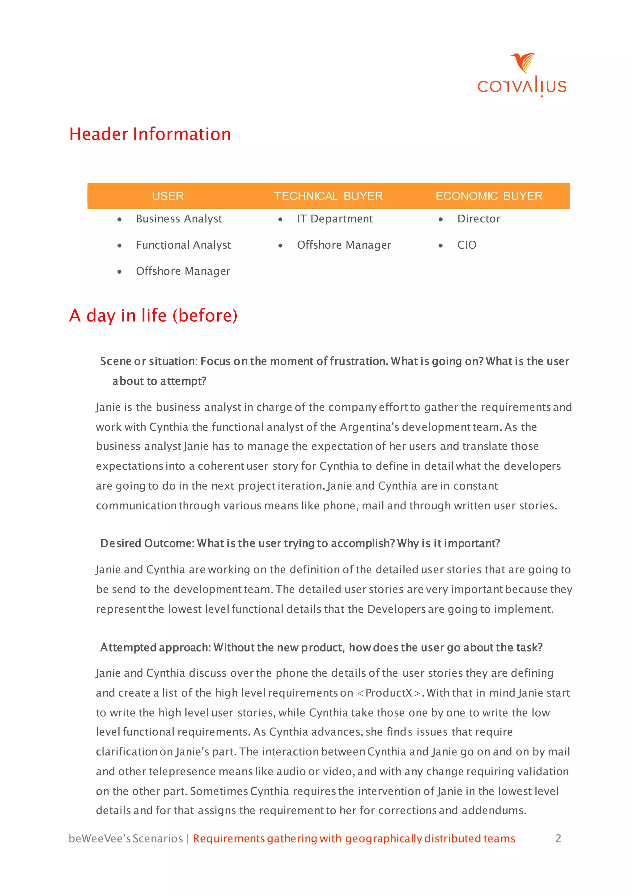 Requirements gathering with geographically distributed teams | PDF
