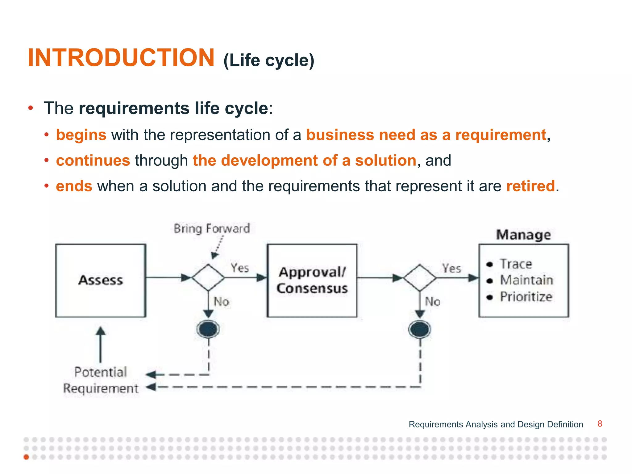 Requirements lifecycle management | PPTX