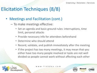 Requirements Management Part 1 - Management and Elicitation | PPT
