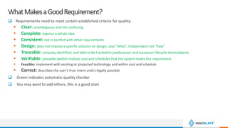 Requirements Management Using Innoslate | PPTX