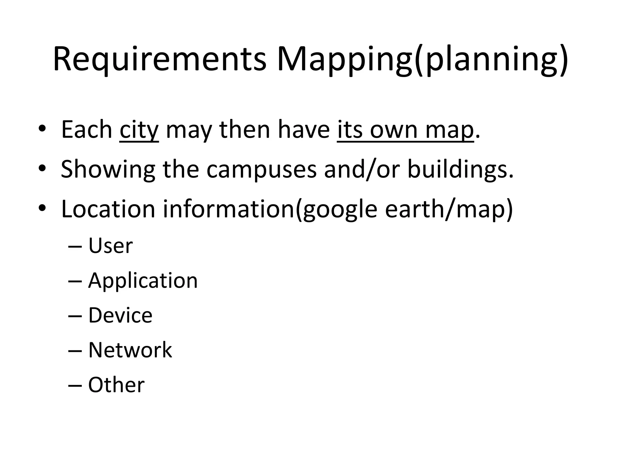 Requirements mapping | PPTX