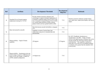 T-X Requirements matrix | PDF