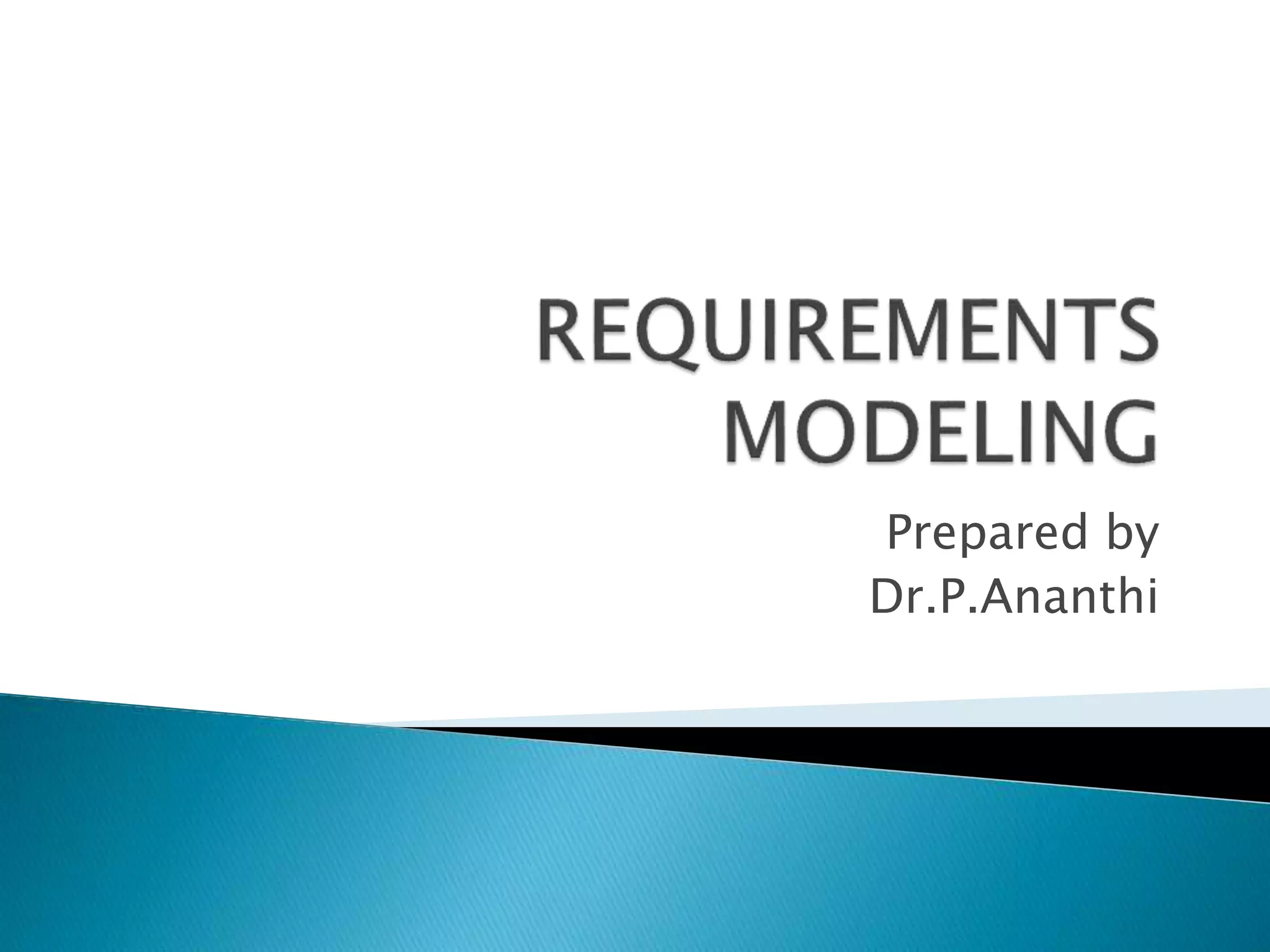 Requirements modeling | PPTX