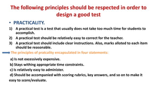 Requirements of a good test | PPTX | Standardized Testing | Educational ...