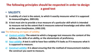 Requirements of a good test | PPTX | Standardized Testing | Educational ...