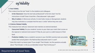 Comprehensive Guide to the Requirements of Good Educational Tests | PPTX
