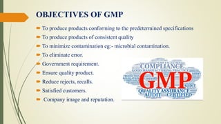 GMP, cGMP, USFDA etc | PPTX