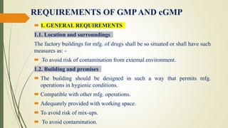 GMP, cGMP, USFDA etc | PPT