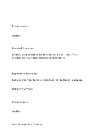 RequirementsOutlineIntended AudienceIdentif.docx