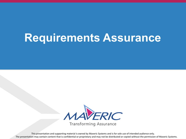 Requirements Practice - Maveric Systems | PPT