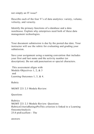 RequirementsPurposeof Module ReviewQuestionsModule R.docx