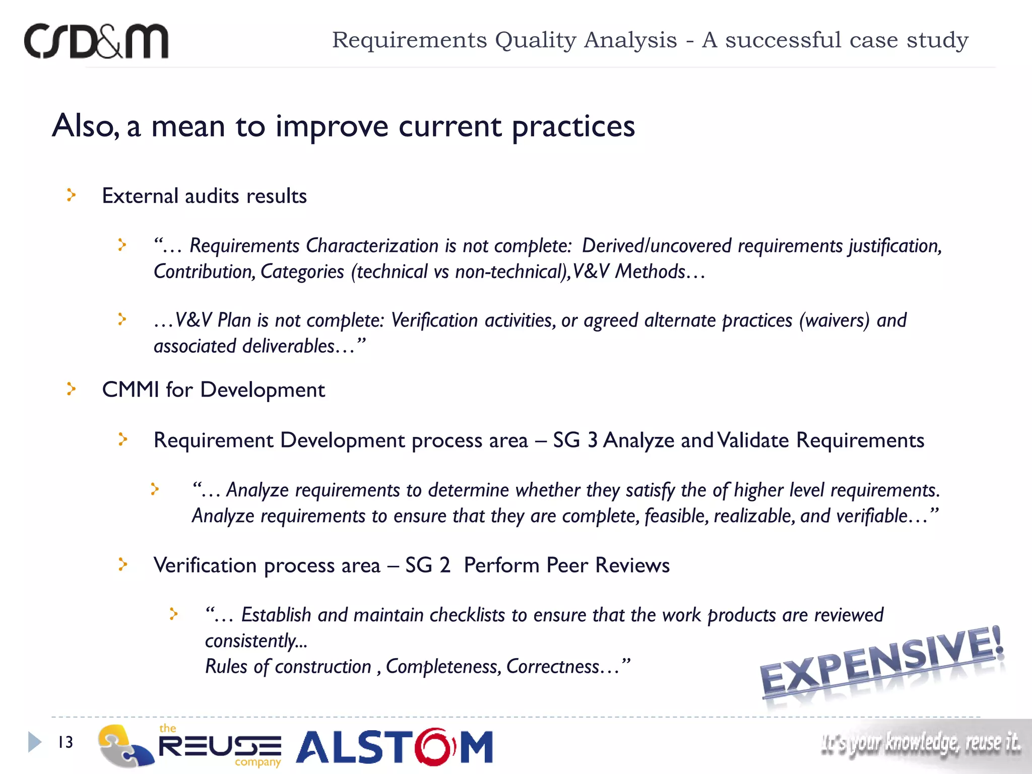 Requirements quality analysis - A successful case study in the Railway ...