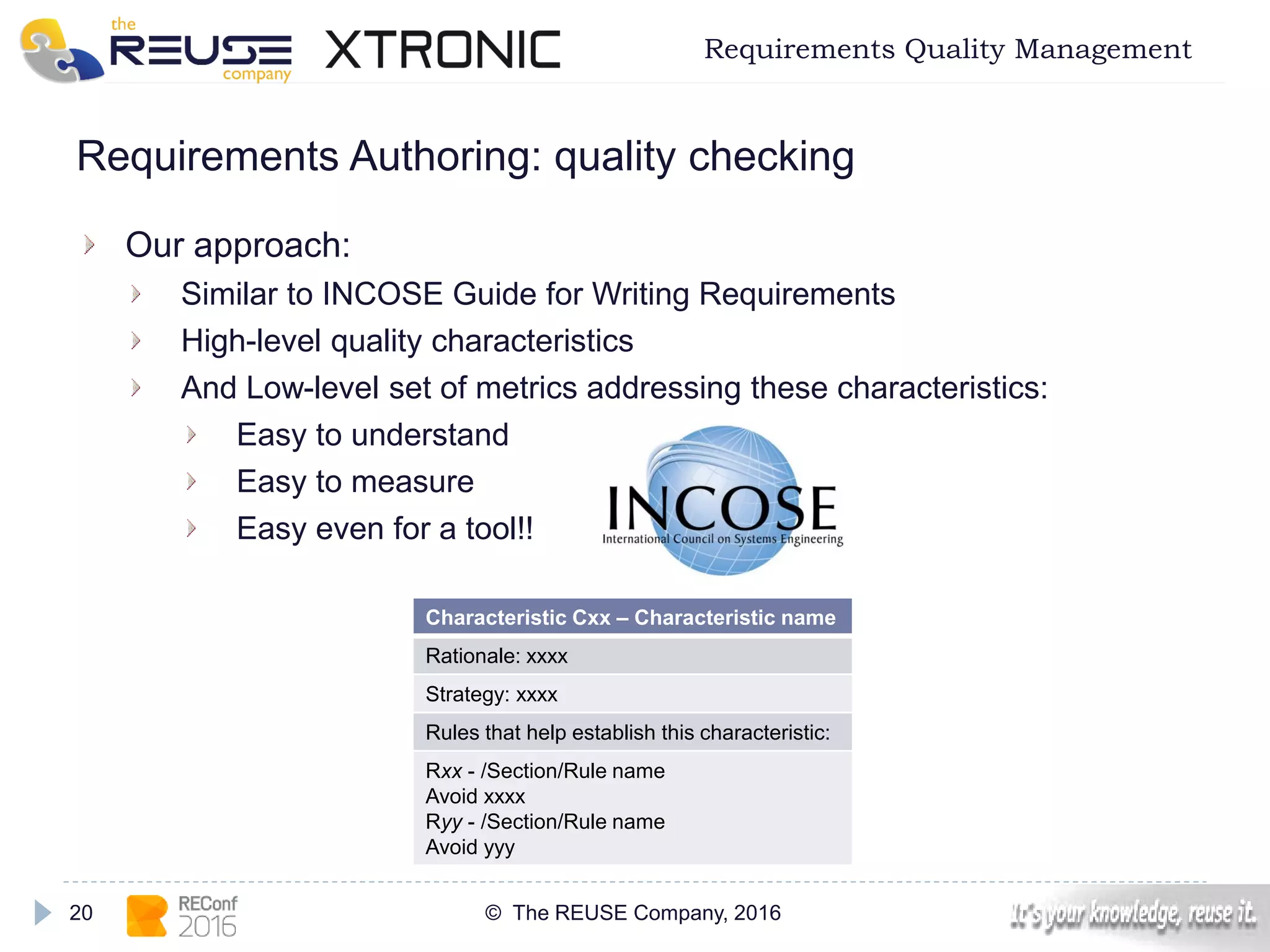 Requirements quality management - how to deal with requirements quality ...