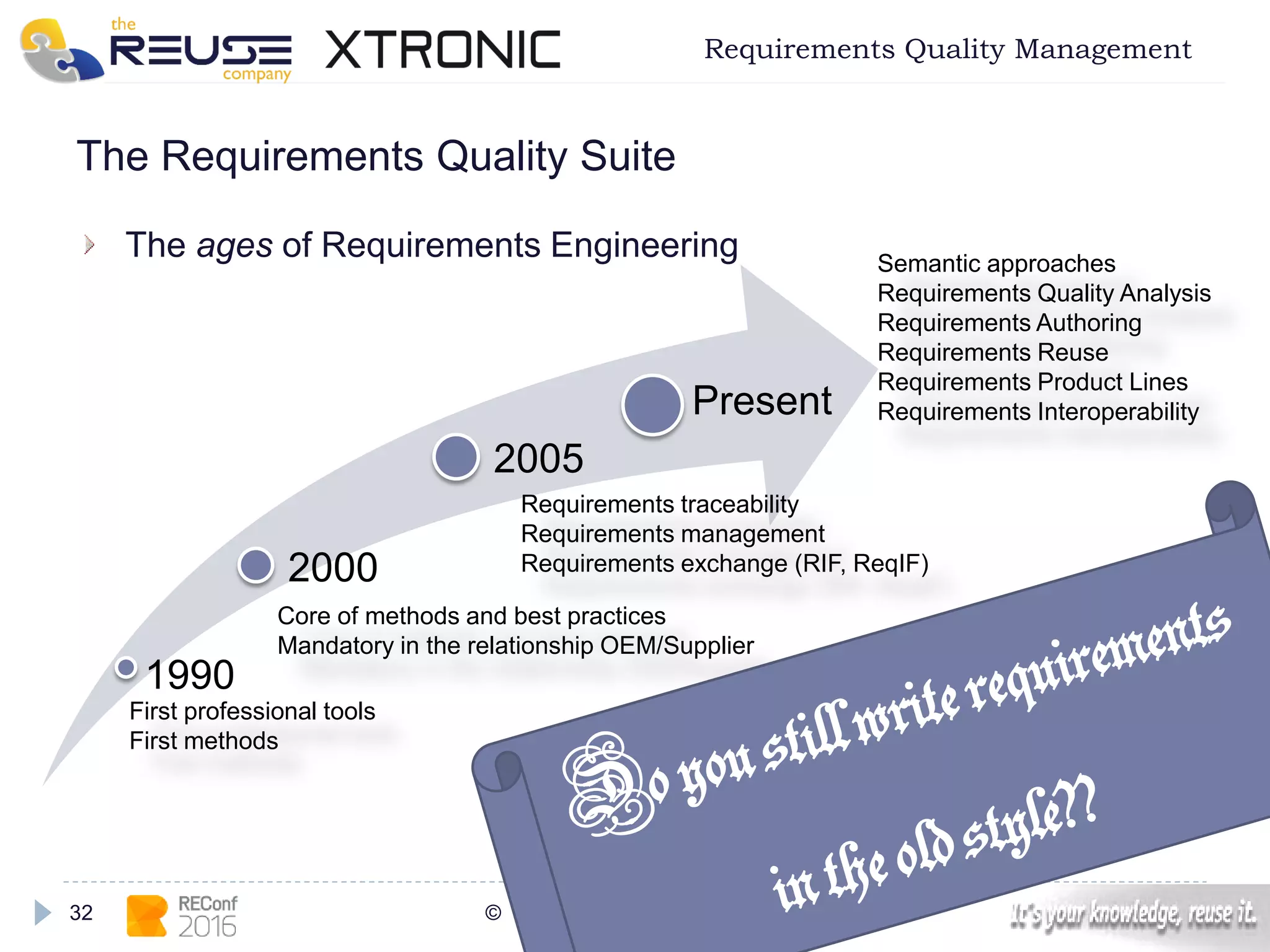 Requirements quality management - how to deal with requirements quality ...
