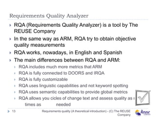 Requirements quality theoretical introduction | PPTX