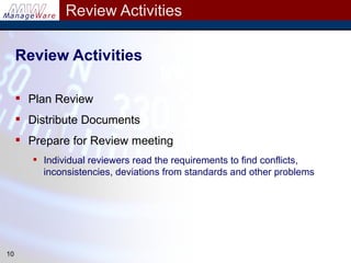 Requirements Review Process | PPT
