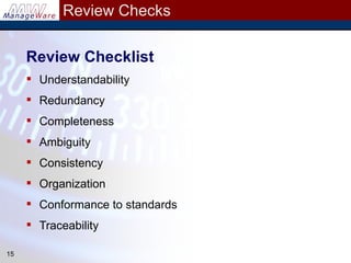 Requirements Review Process | PPT