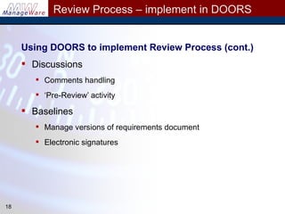 Requirements Review Process | PPT