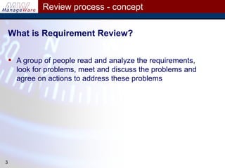 Requirements Review Process | PPT