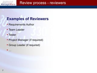 Requirements Review Process | PPT
