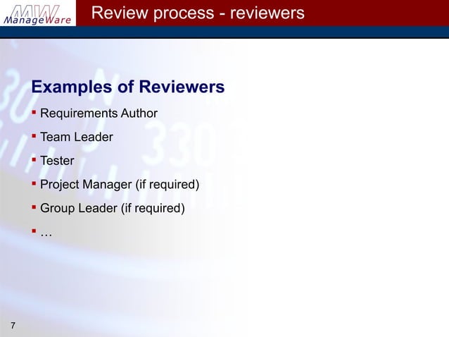 Requirements Review Process | PPT