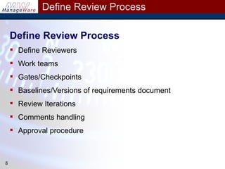 Requirements Review Process | PPT