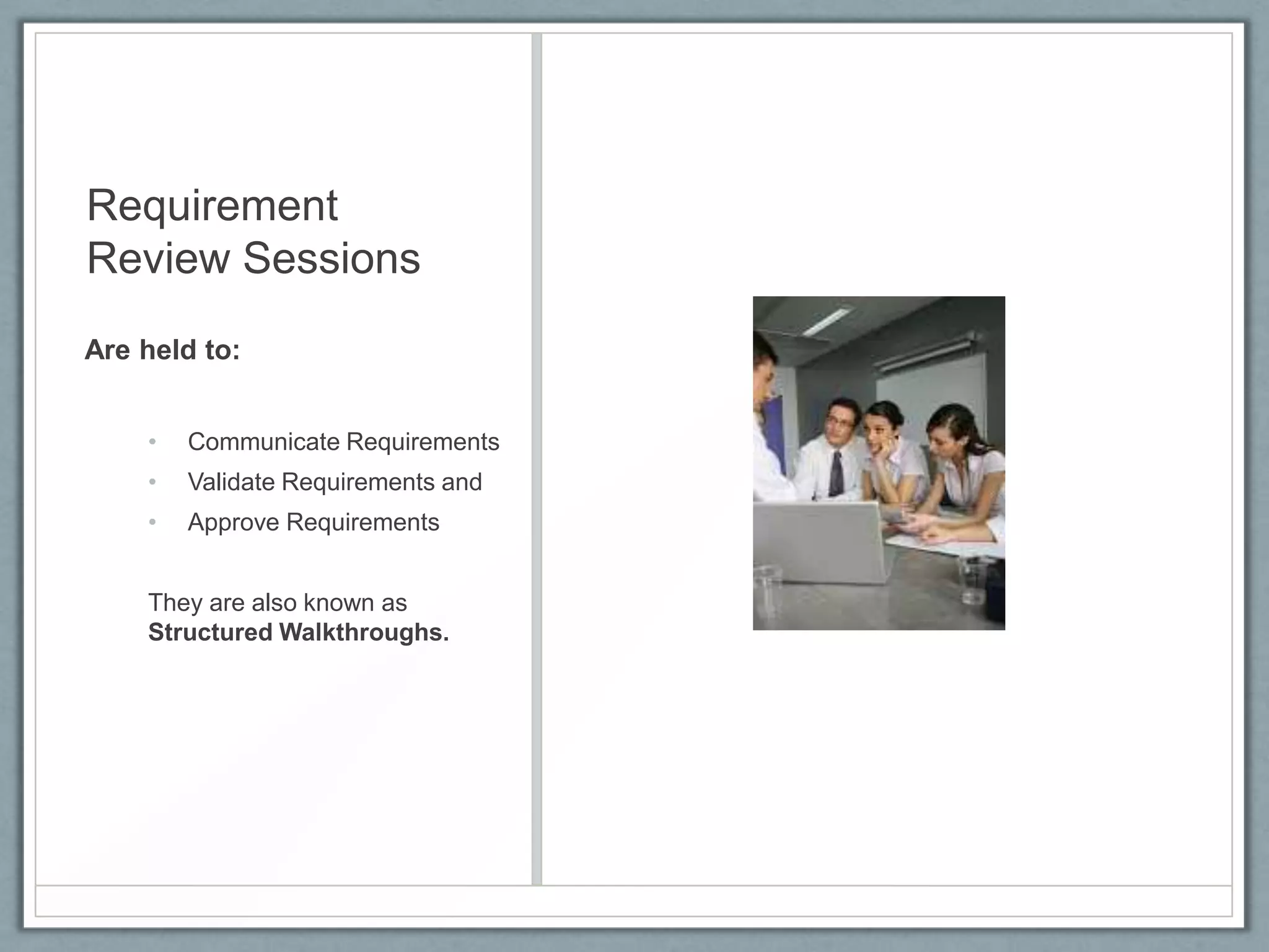 Requirements review session tips | PPTX