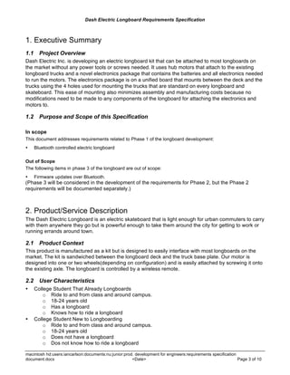 Requirements Specification Document | PDF