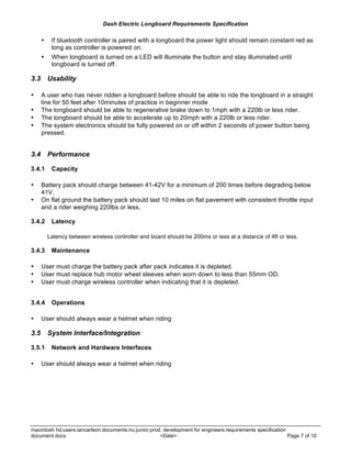 Requirements Specification Document | PDF
