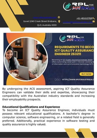 Requirements to Become ICT Quality Assurance Engineer 263211.pptx