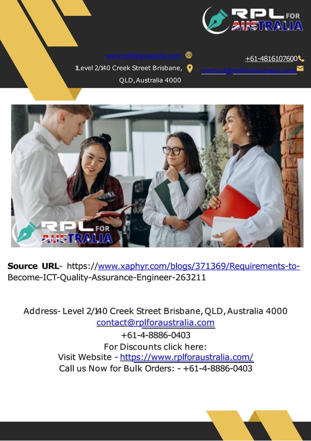 Requirements to Become ICT Quality Assurance Engineer 263211.pptx