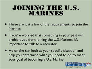 Requirements To Join The Marines: Do You Have What It Takes To Be A ...
