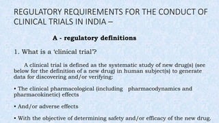 Requirement to clinical study | PPTX