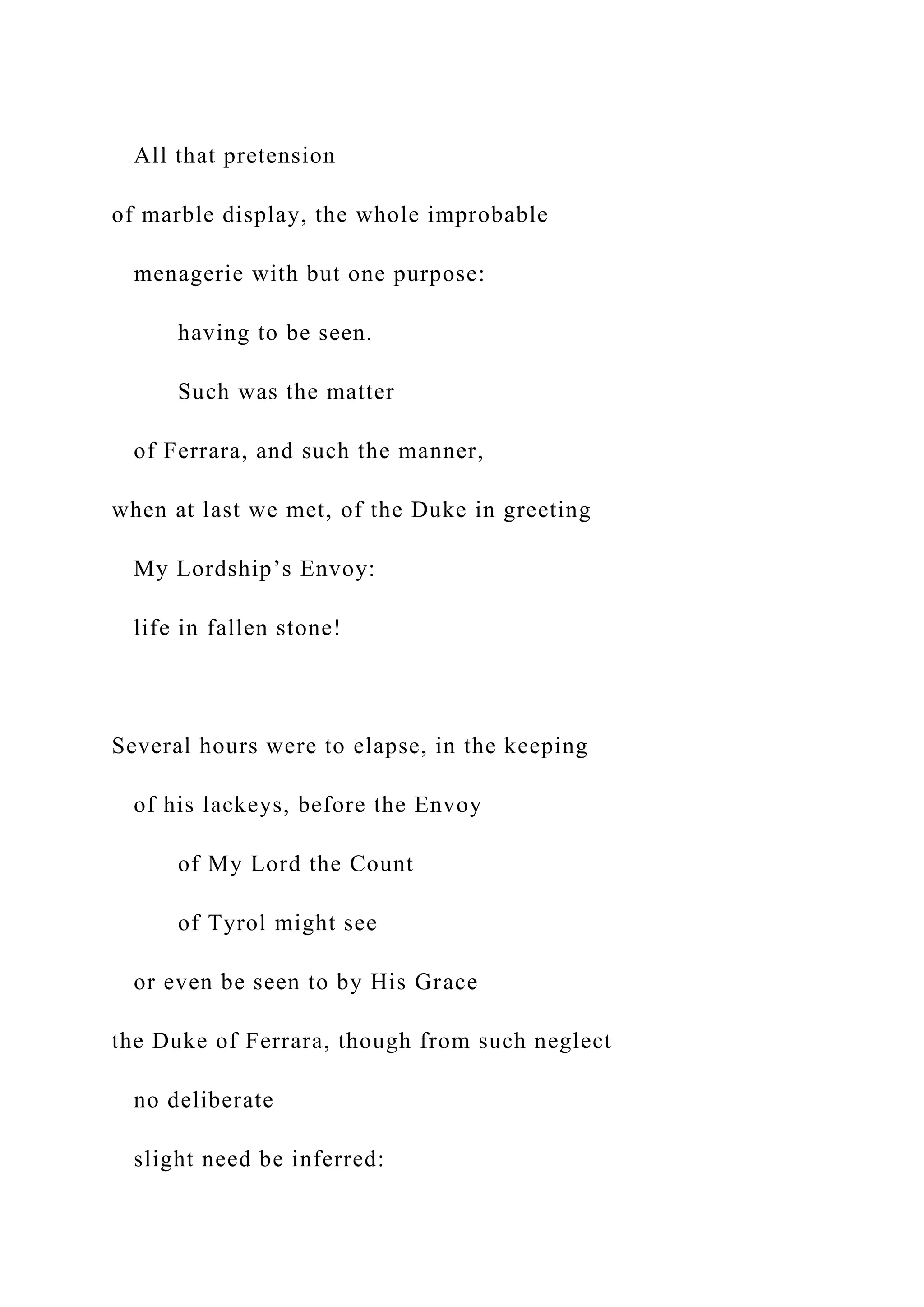 Requirement were reading several examples of dramatic poetry, .docx