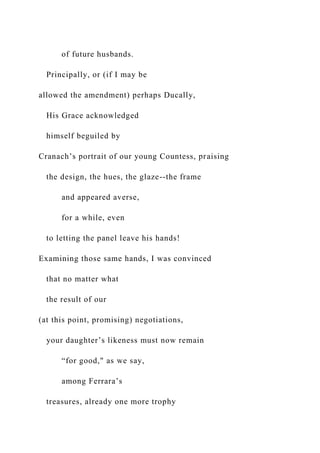 Requirement were reading several examples of dramatic poetry, .docx