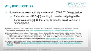 REQUIRETLS: Sender Control of TLS Requirements | PPT