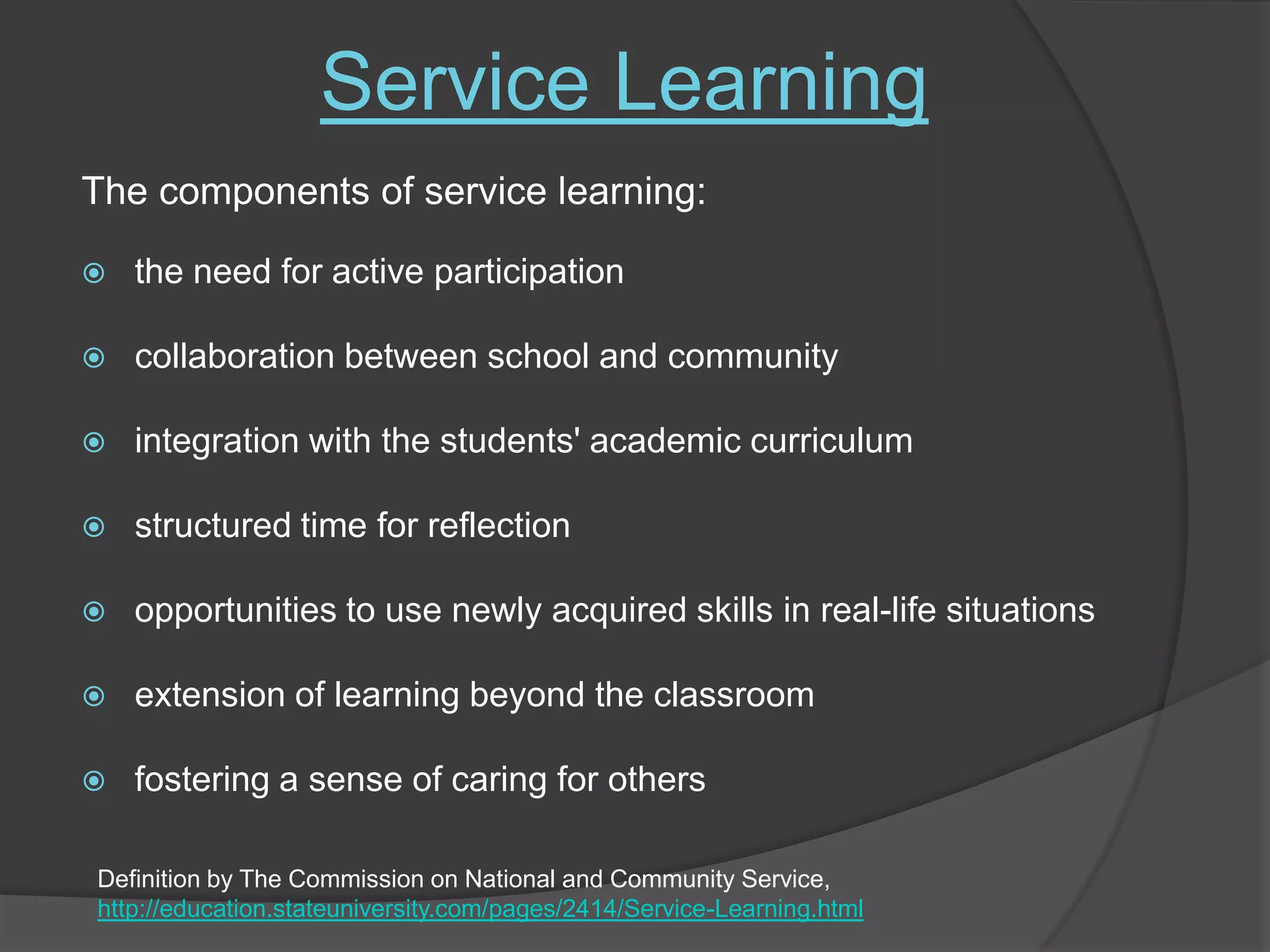 Requiring Community Service Powerpoint | PPTX