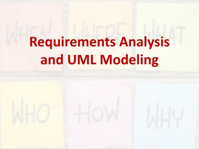 Requirement analysis and UML modelling in Software engineering | PDF | Computing | Technology ...