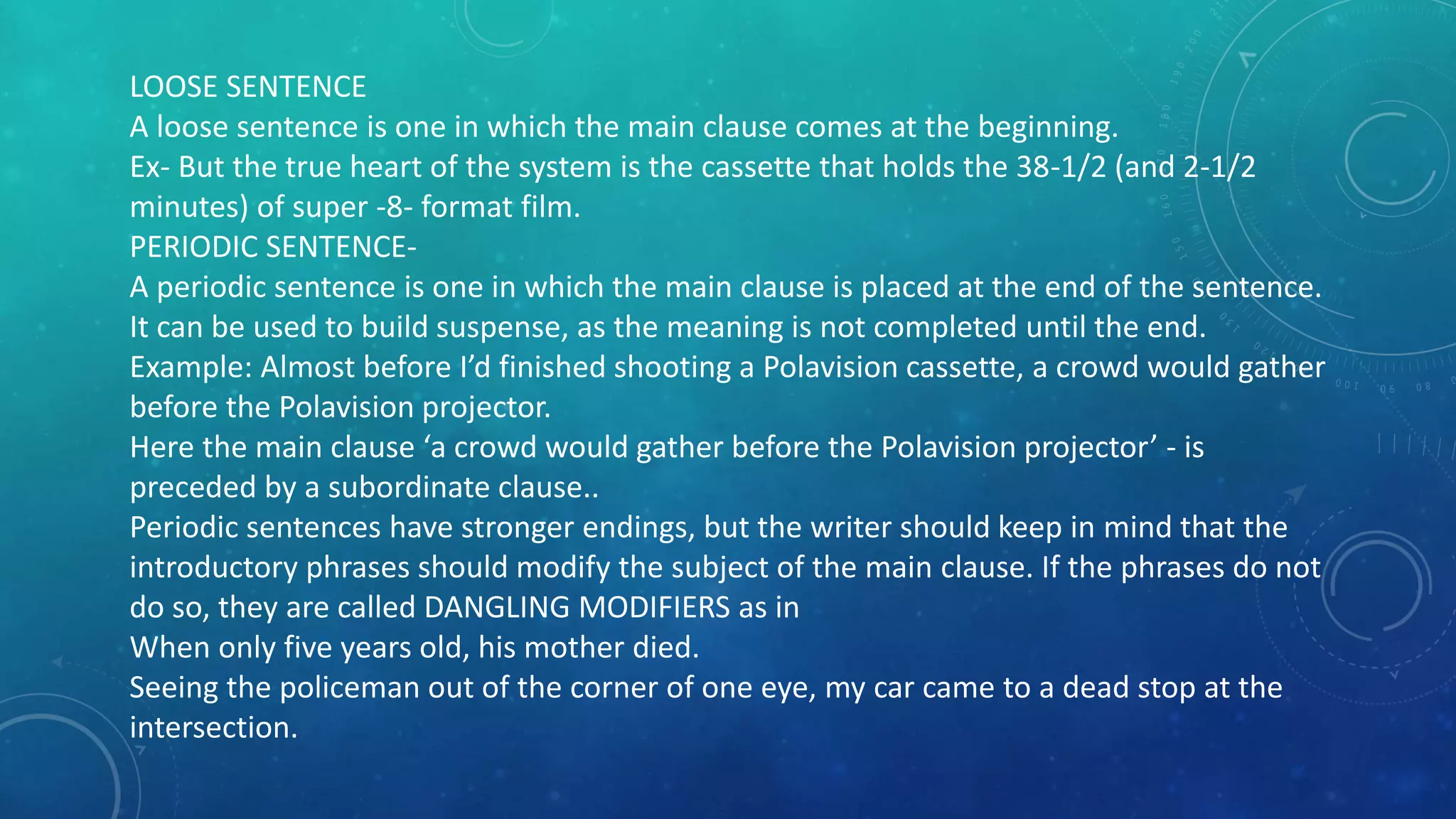 Requisites of a good sentence | PPTX