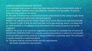 Requisites of a good sentence | PPTX