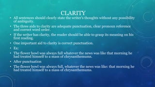 Requisites of a good sentence | PPTX