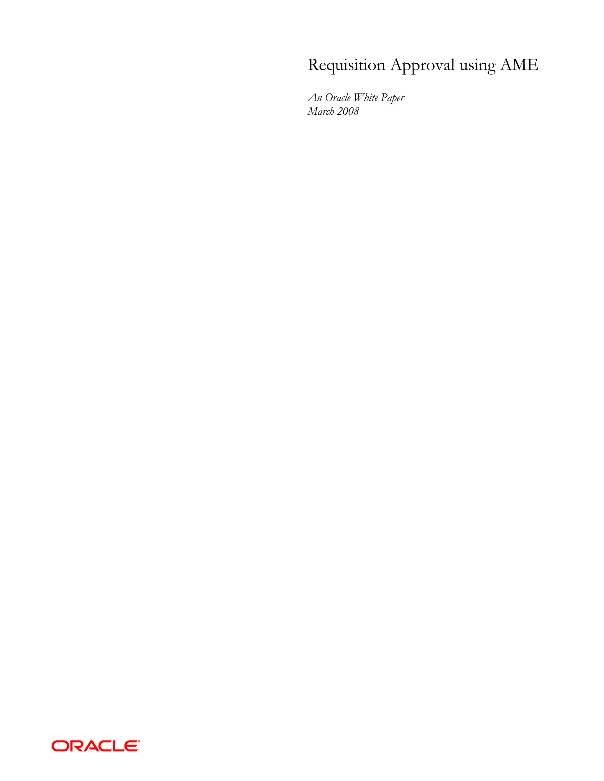 Requisition approval using_ame_an_oracle | PDF