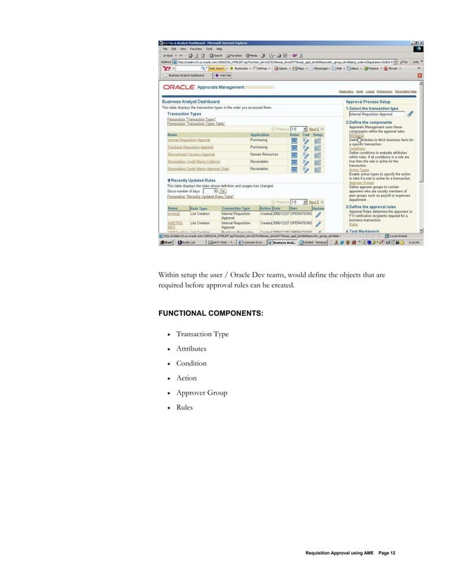 Requisition approval using_ame_an_oracle | PDF