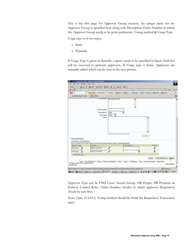 Requisition approval using_ame_an_oracle | PDF