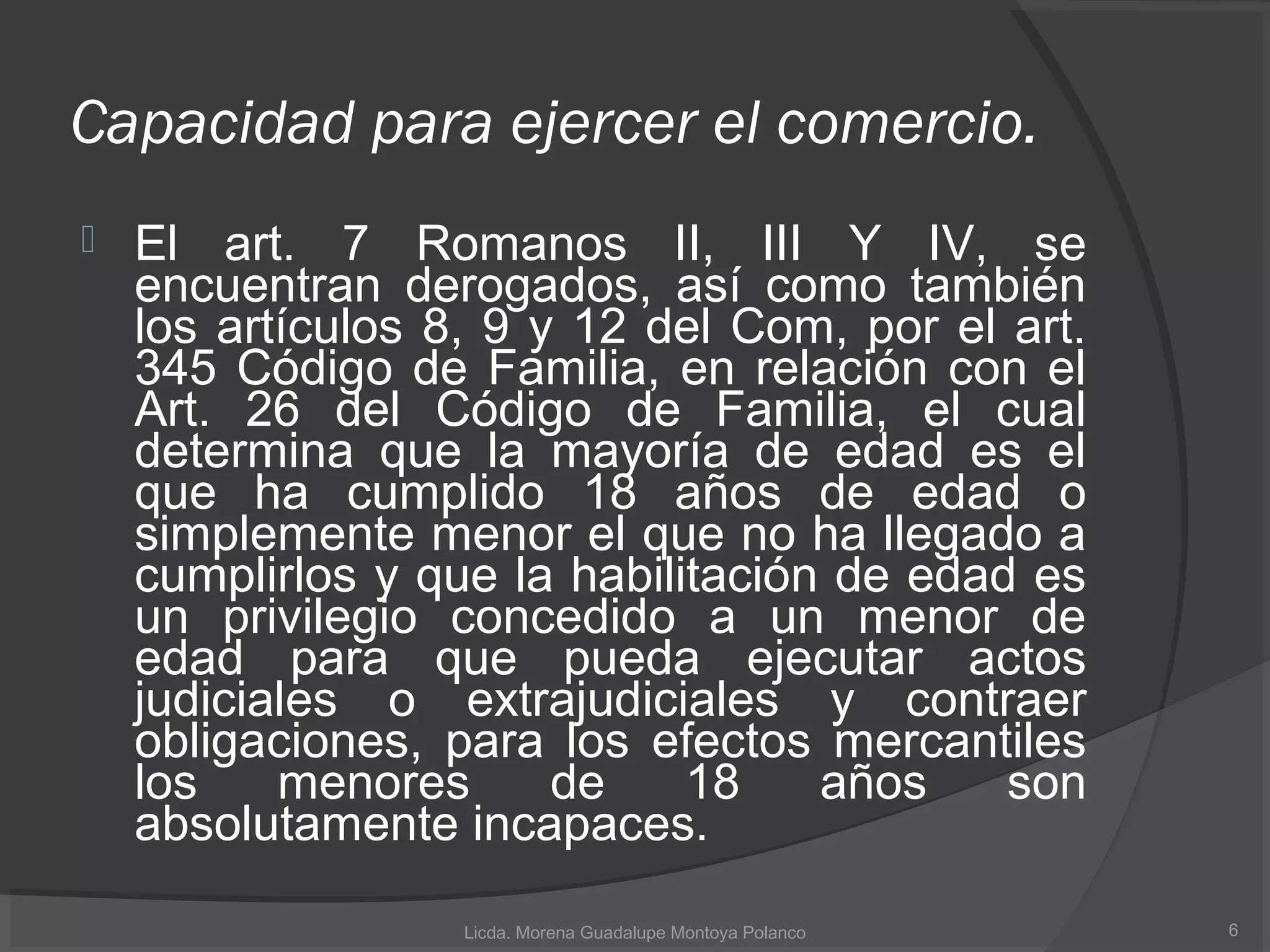 Requisitos para ejercer el comercio | PPT