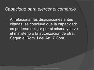 Requisitos para ejercer el comercio | PPT