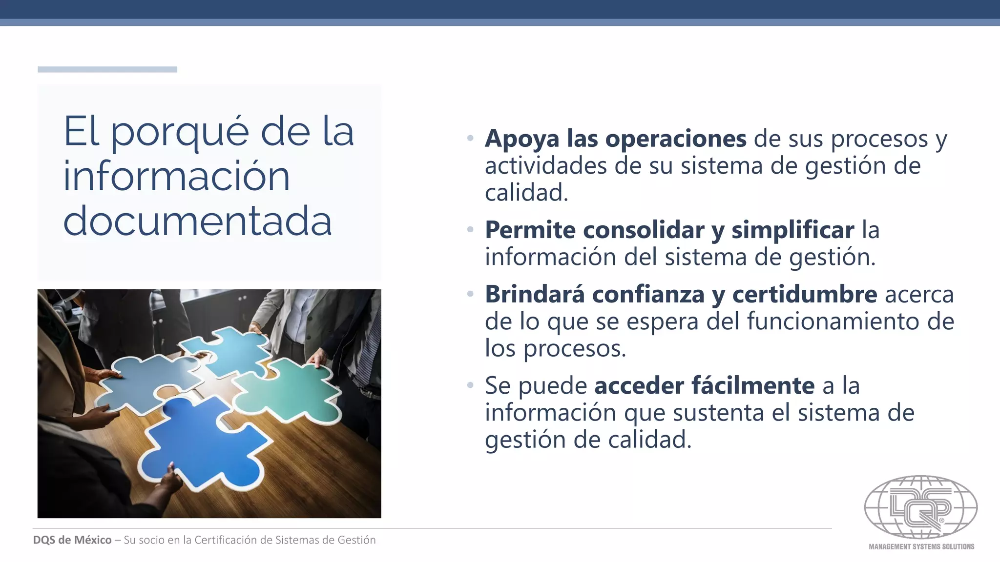 Requisitos para la información documentada - De acuerdo a ISO 9001:2015 ...